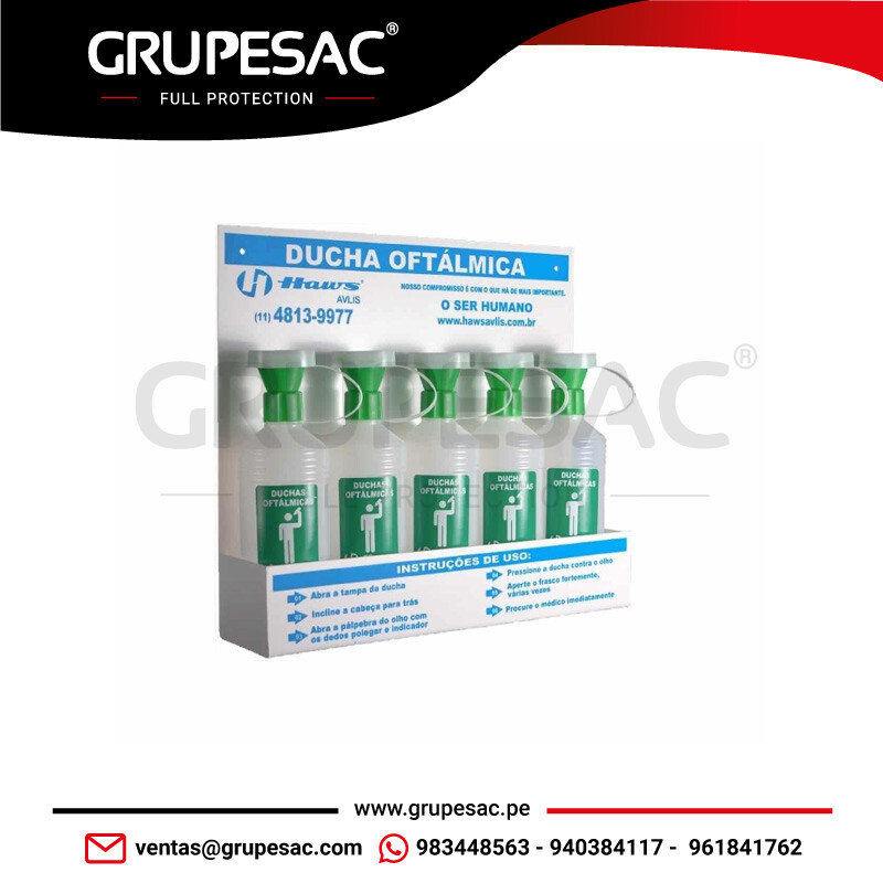 Botella Lavaojos Individual de 500 Ml » GRUPESAC PERÚ